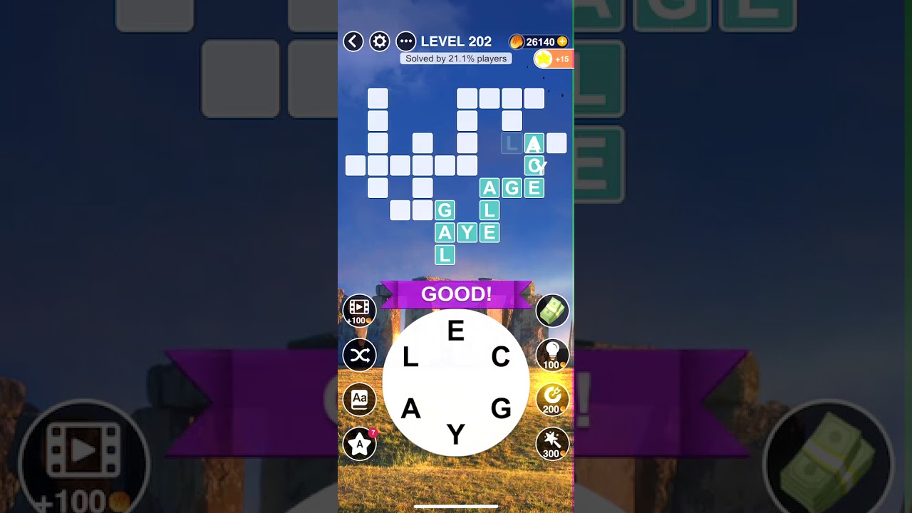 Word Relax Level 202 (No Boosters) | Word Relax Answers - YouTube