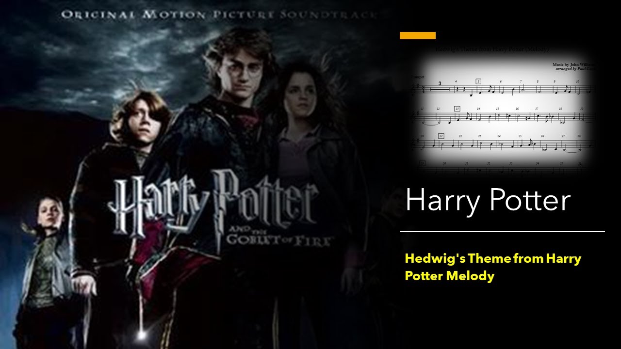 Hedwig's Theme from [Harry Potter] Melody - - (Easy Trumpet Solo for ...