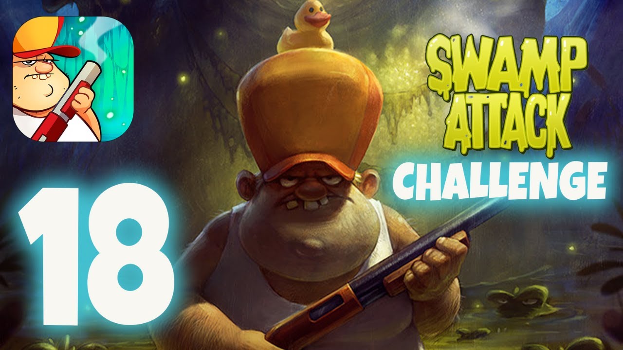 Swamp Attack - Gameplay Walkthrough Episode #18 - Challenge Levels 47 ...