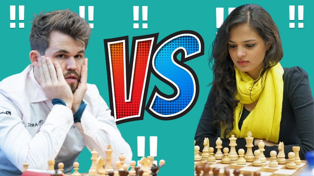 Super chess 10, Magnus Carlsen vs Tania Sachdev - YouTube
