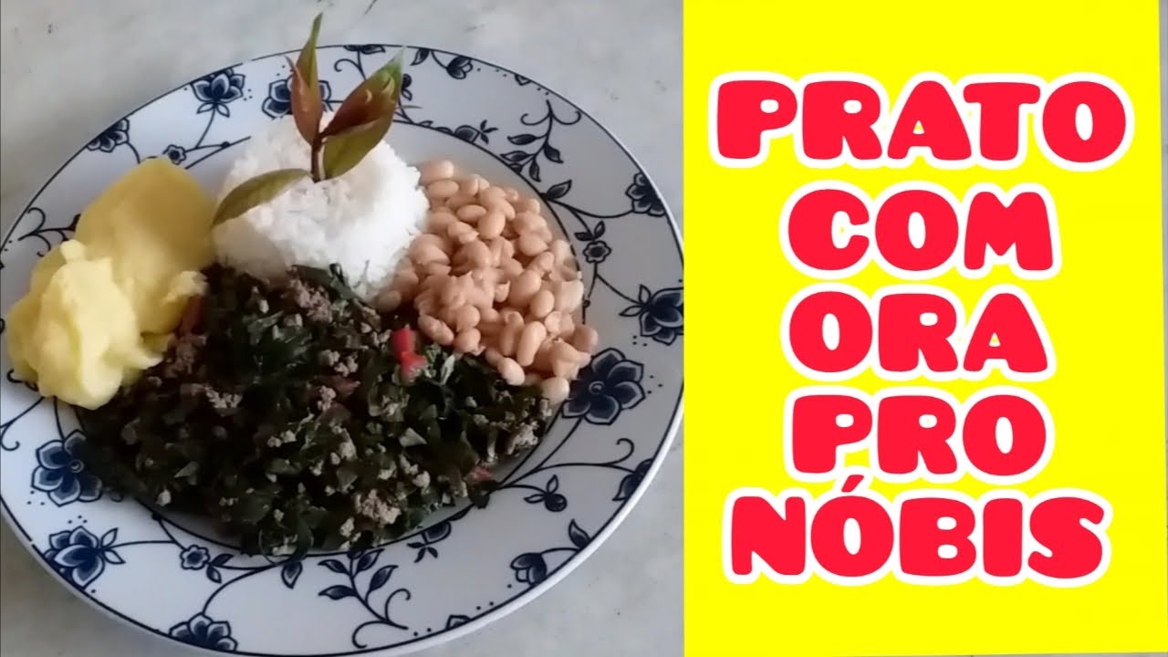 ORA PRO NÓBIS COM ANGU E CARNE MOÍDA - PRATO TÍPICO BRASILEIRO ...