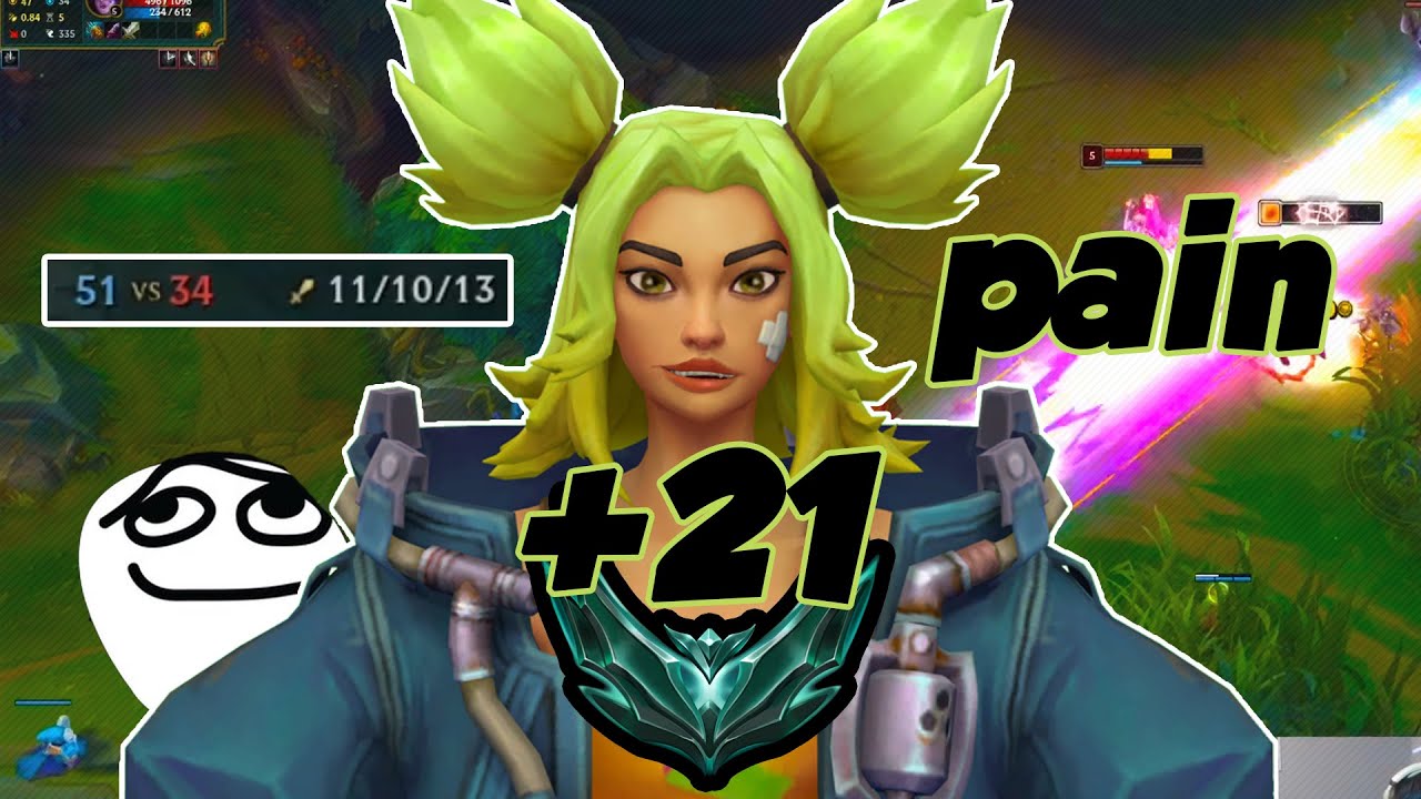 Feed strategically with Zeri to win⚡(clueless) - YouTube