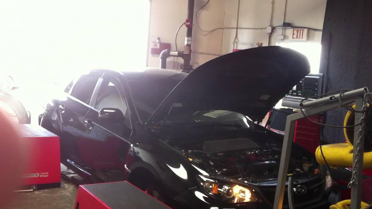 2011 Subaru STi with Methanol Injection Run - YouTube