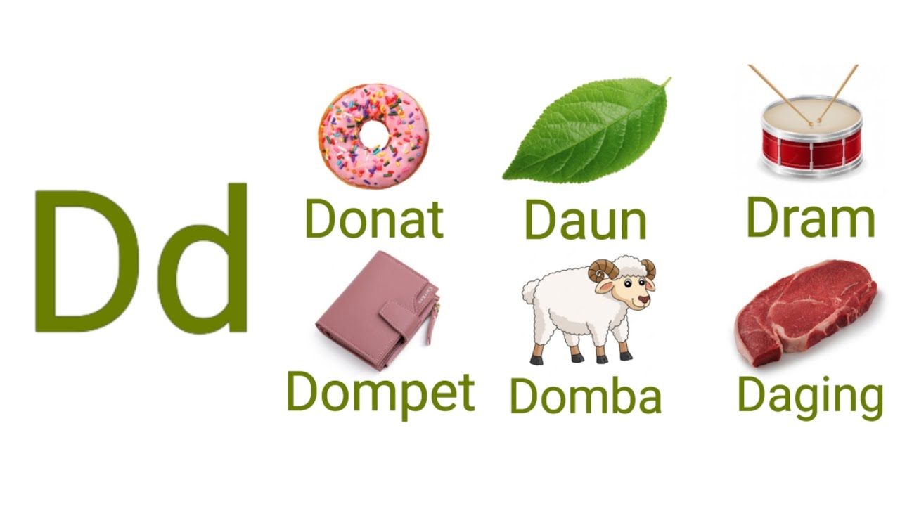 20 Contoh Kata berawalan huruf D - YouTube