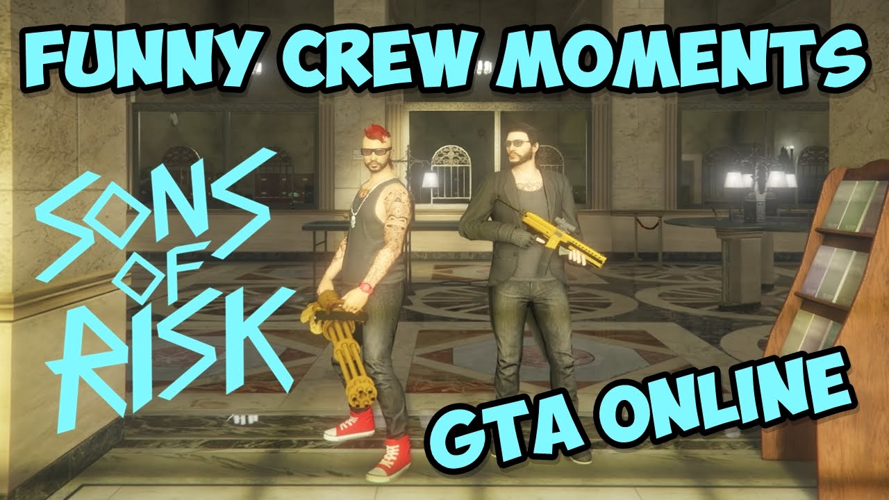 GTA ONLINE FUNNY STUNTS & FAILS WITH DA CREW (Funny Moments Compilation ...