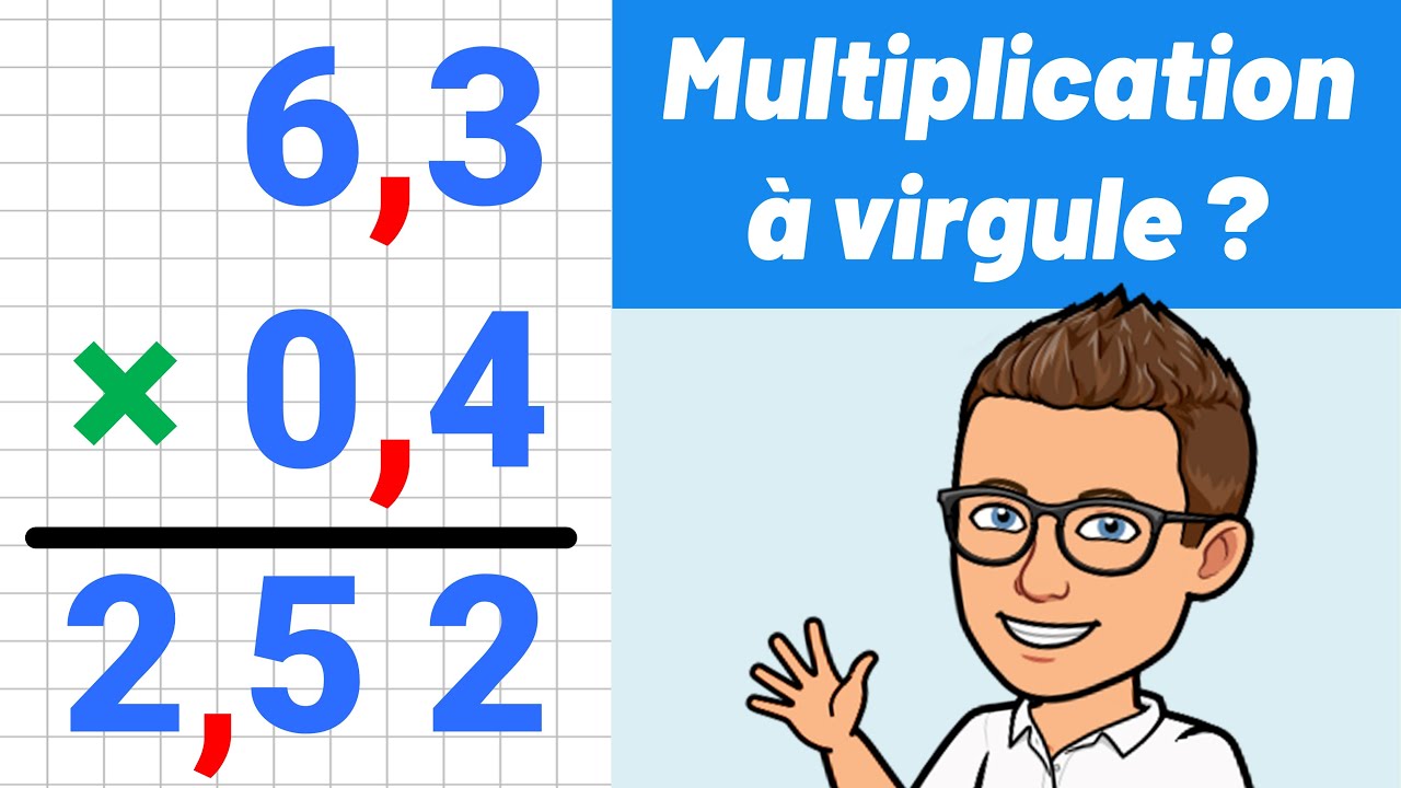 Comment POSER UNE MULTIPLICATION à virgule ? Facile ! 💪 Nombres décimaux | Math - Sixième - YouTube