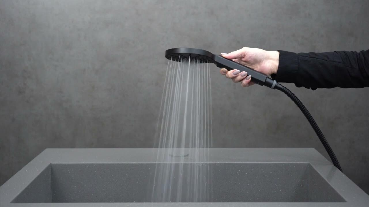 Лейка для душа Lemark 3-х реж. d120 мм LM8122BL чёрная круглая - YouTube