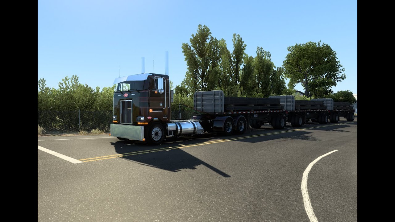 ATS Sick Peterbilt 362 Cabover - YouTube