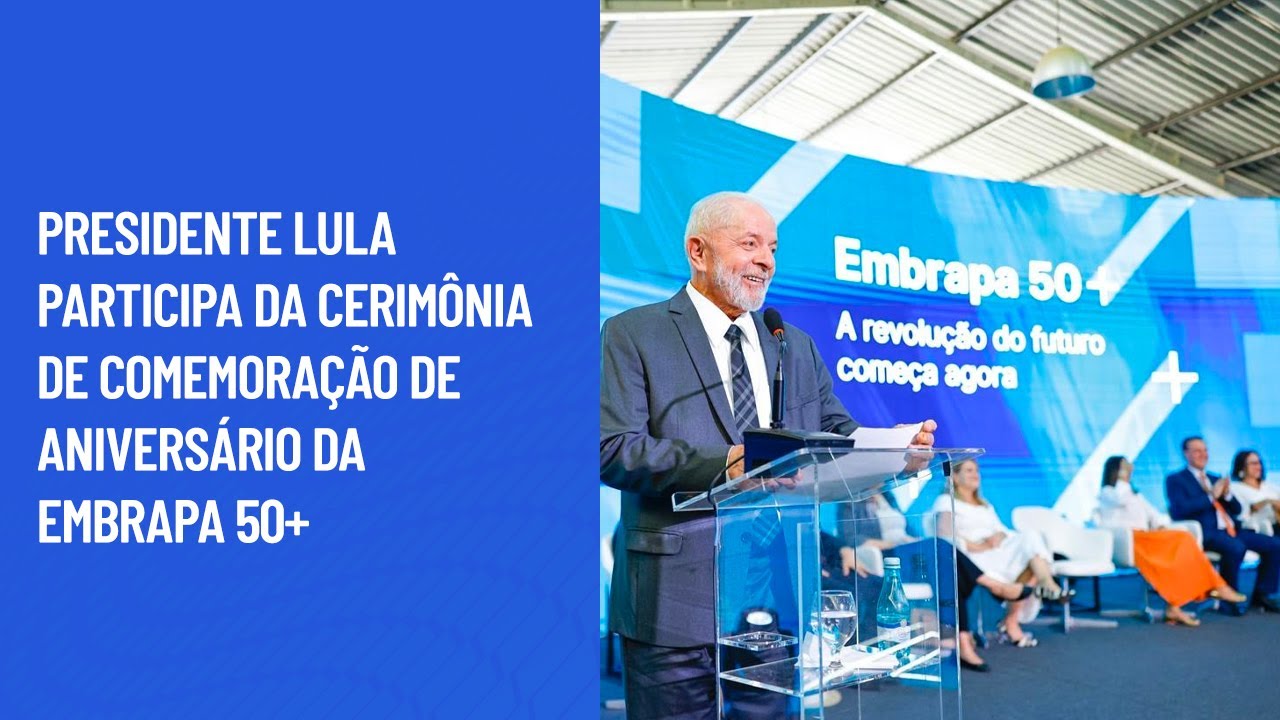 Presidente Lula participa da cerimônia de Comemoração de Aniversário da ...