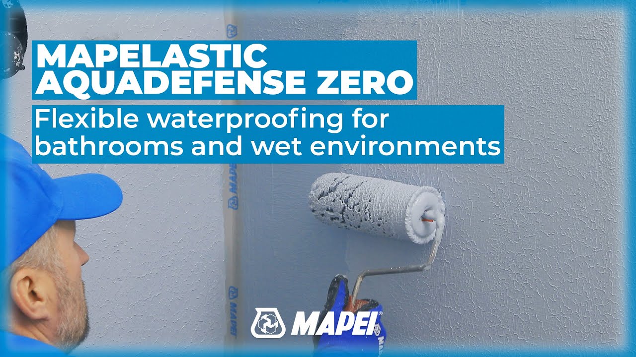 Flexible waterproofing | Mapelastic Aquadefense Zero | Bathrooms and ...