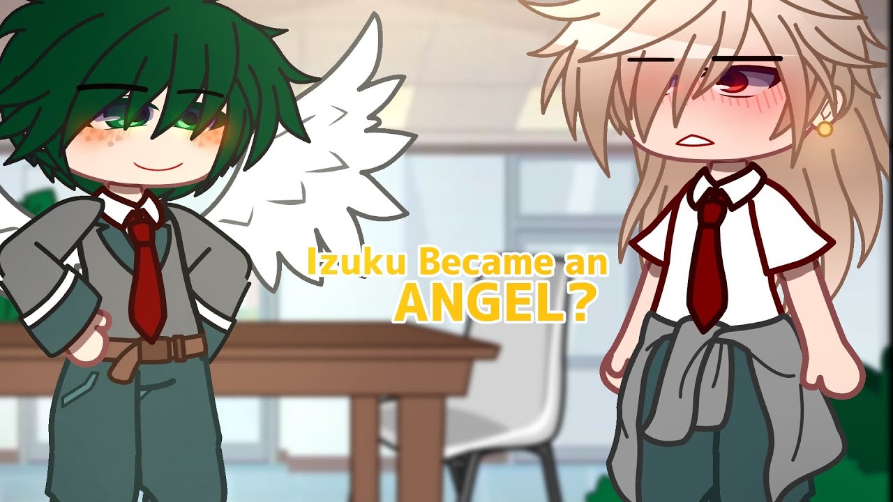 Izuku Bacame an ANGEL? // bakudeku // ANGEL Deku AU 😇 - YouTube