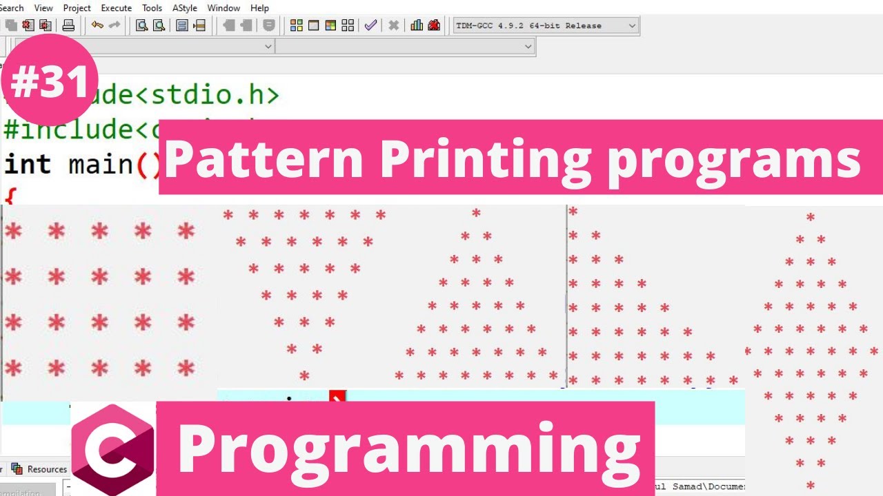 Star Pattern Printing programs || Technology Expert - YouTube