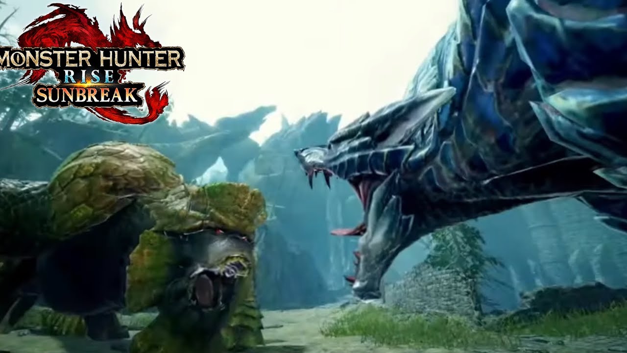 MH Rise: Sunbreak - Garangolm vs Lunagaron (turf war) - YouTube