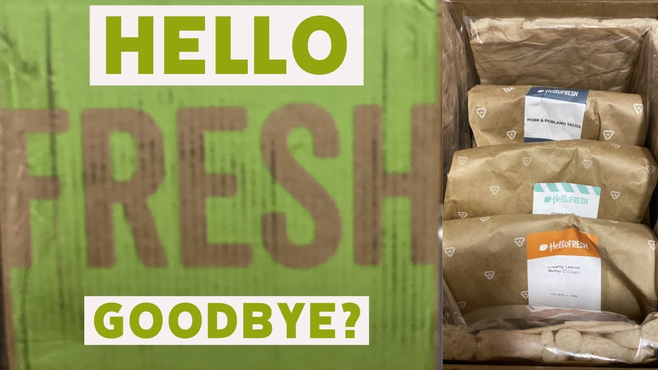 🌱 HELLO FRESH - GOODBYE | UNBOXING - YouTube