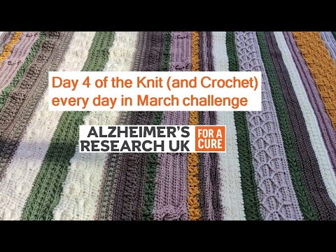 Day 4 Knit every day in March - YouTube