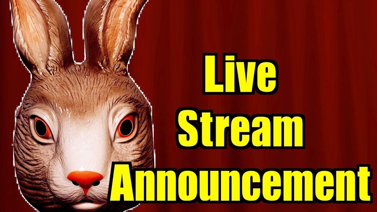 Live Stream announcement - YouTube