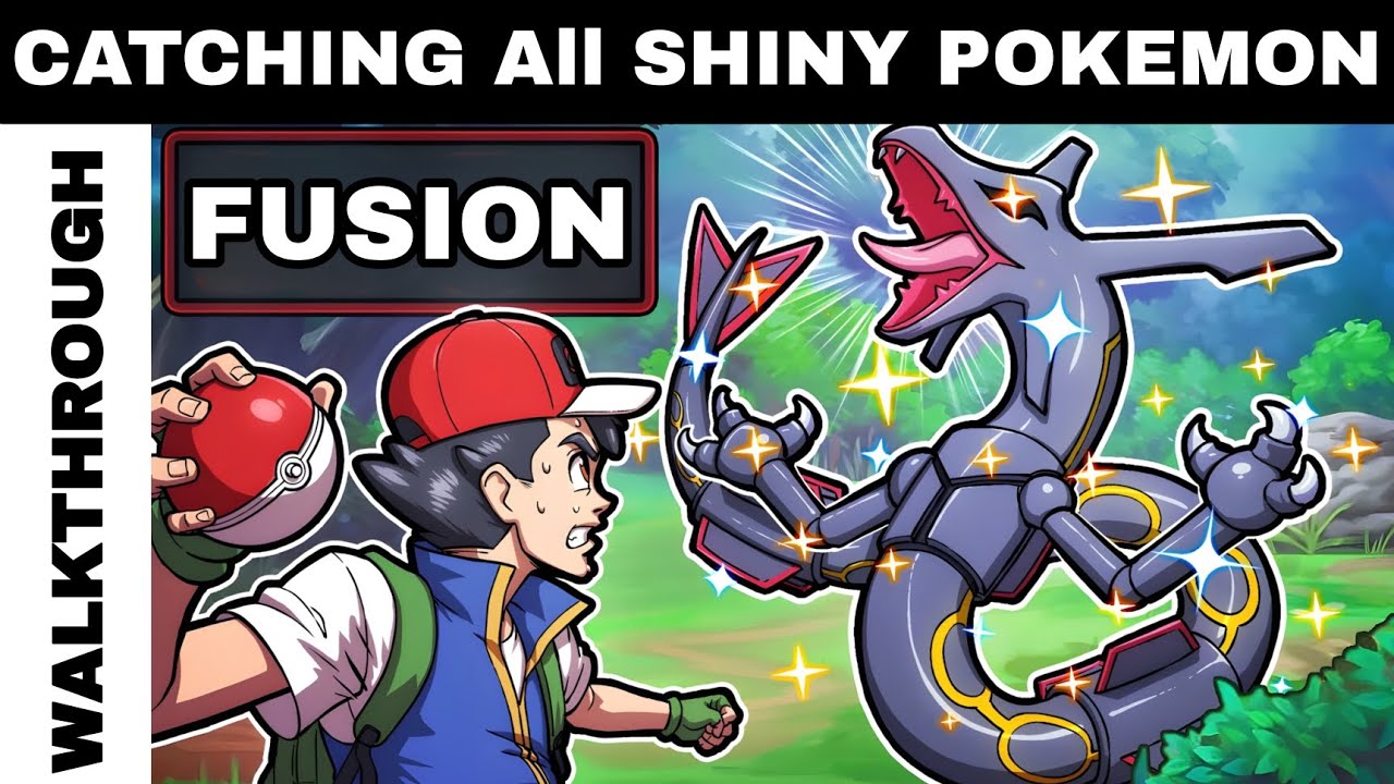 Catching All Shiny Pokemons in Pokemon Infinite Fusion (Fan game ...