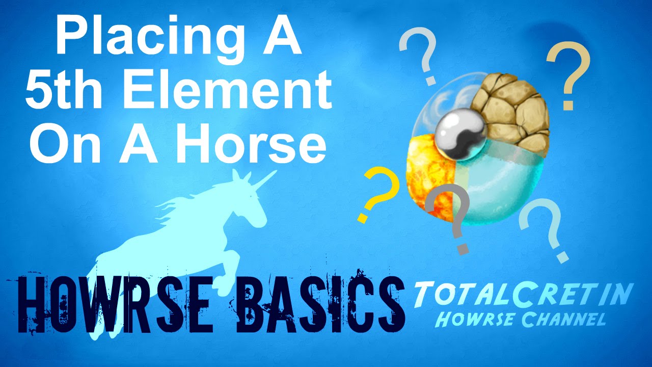 Placing A 5th Element On A Horse - Howrse Basics - YouTube