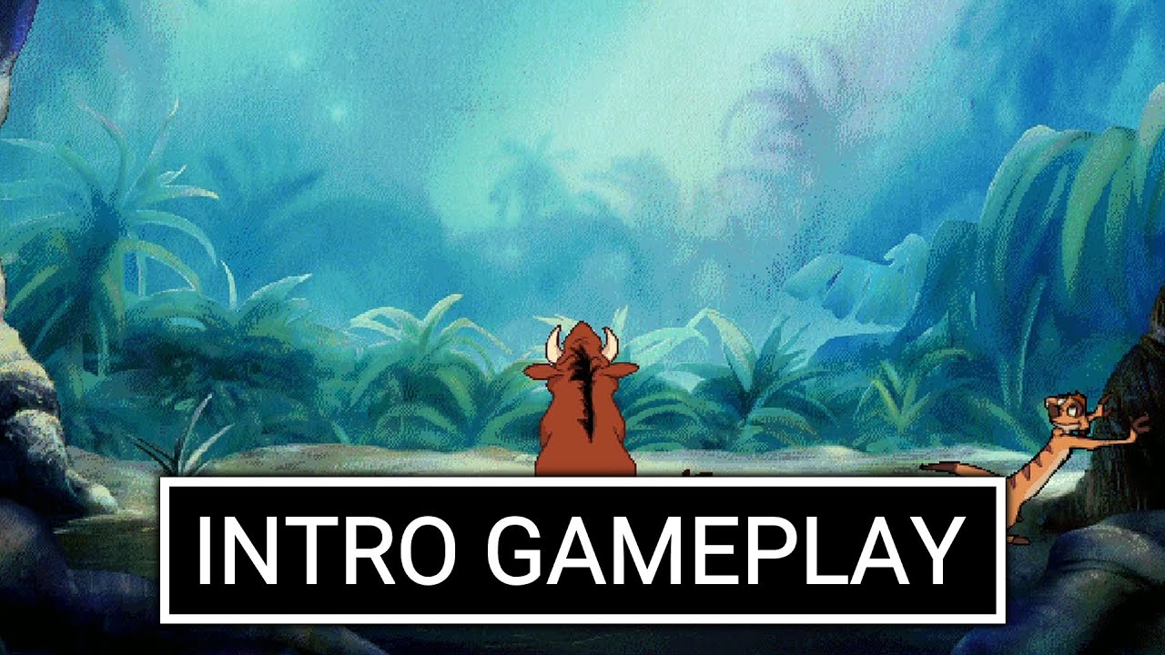 Burp Gameplay Timon & Pumbaa's Jungle Games 1995 Video Game - YouTube