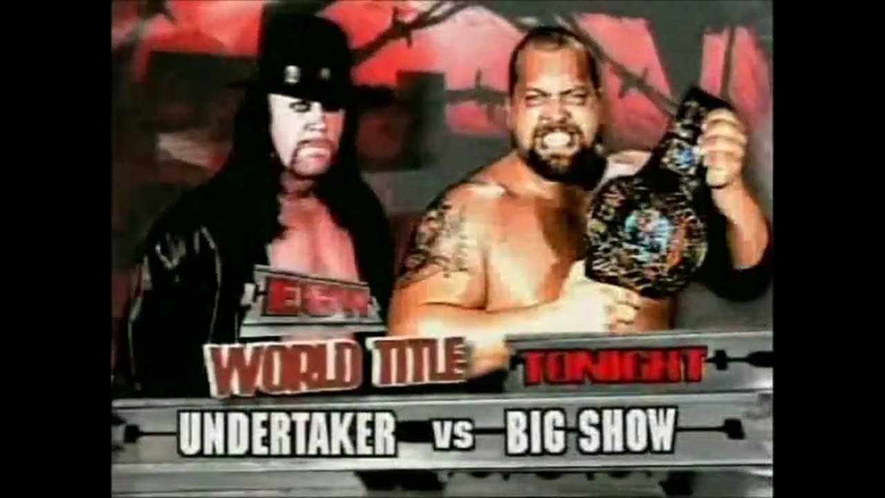 Undertaker vs Big show ECW Match World championship Match - YouTube