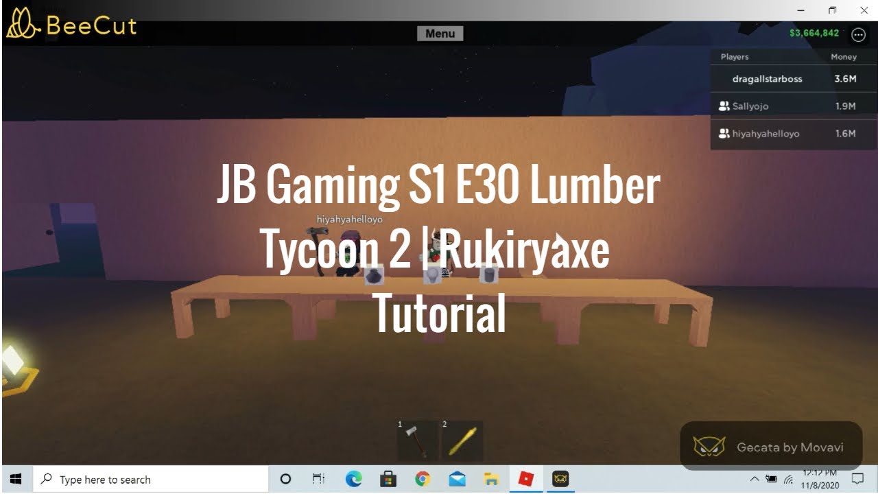 JB Gaming S1 E30 Lumber Tycoon 2 | Rukiryaxe Tutorial - YouTube