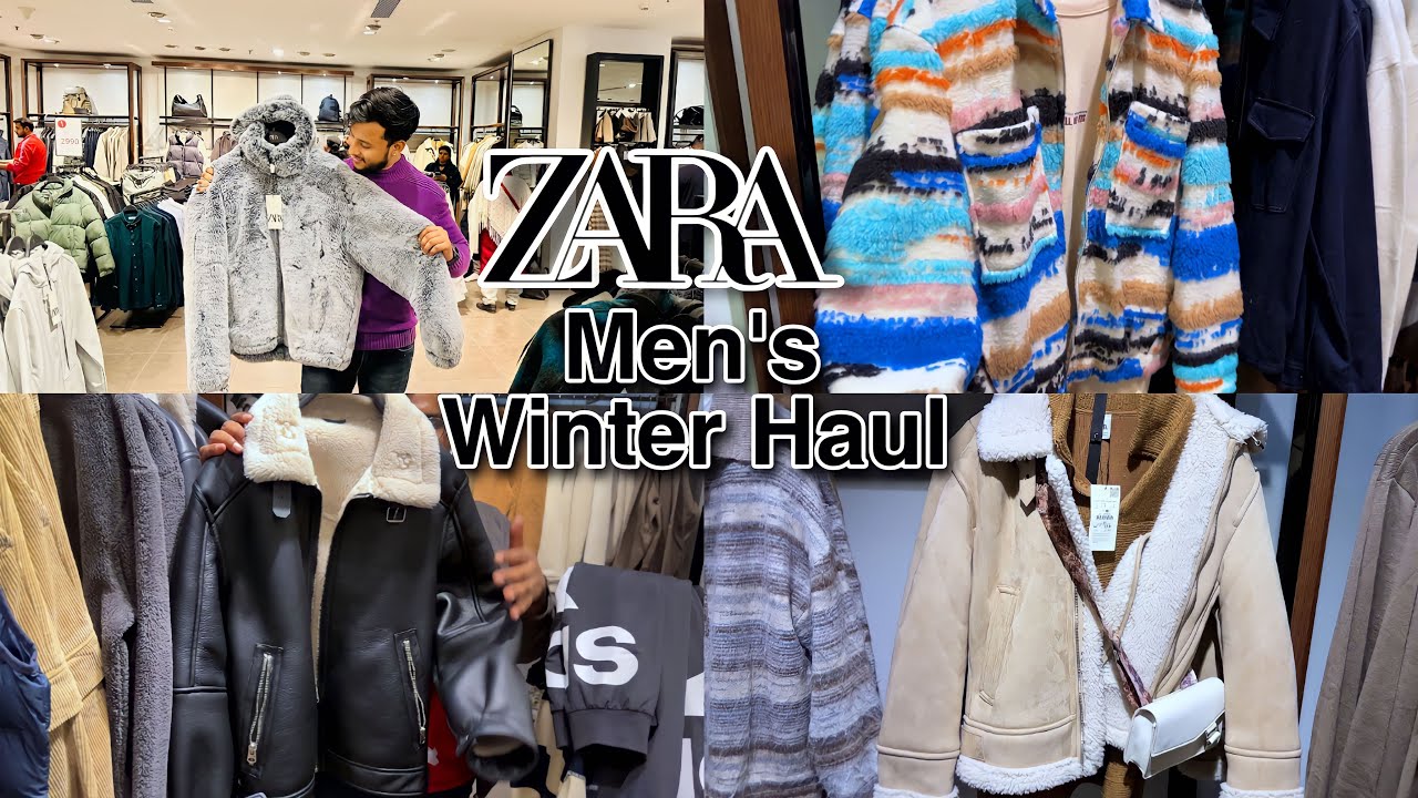 Exploring Zara Winter Collection At Pacific Mall Delhi | Exploring Zara Men’s Winter Haul Vlog ...