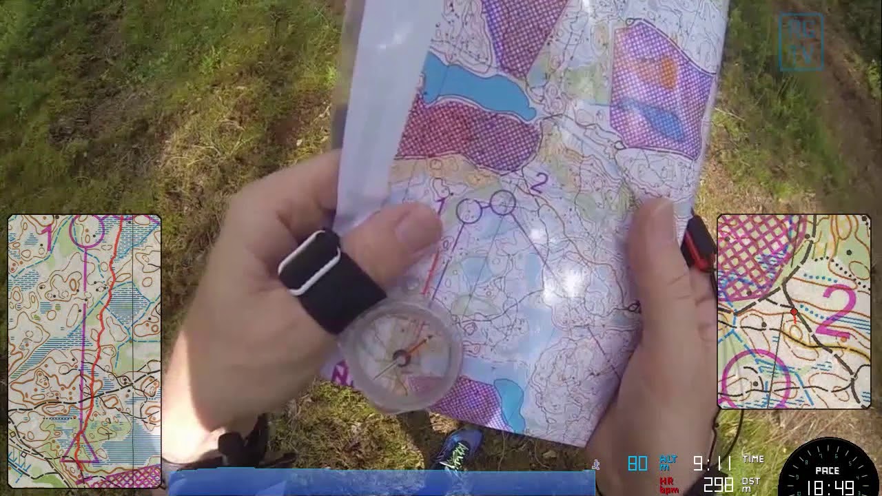 Orienteering - O-Ringen Kolmården 2019 H55K - Stage 1 - YouTube