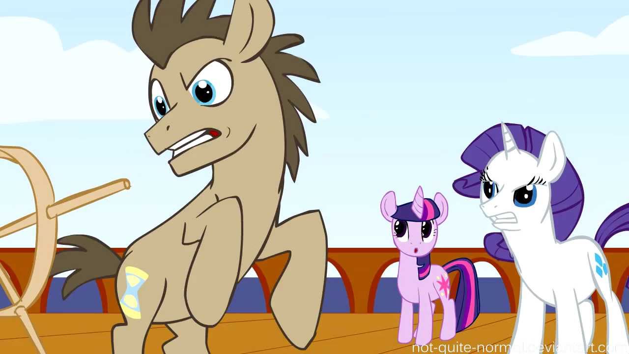Discord Whooves And Rainbow Dash