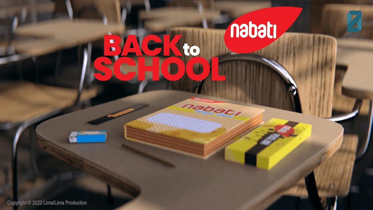 Back to School with "Nabati Snacks" (3D Product Animation) - YouTube