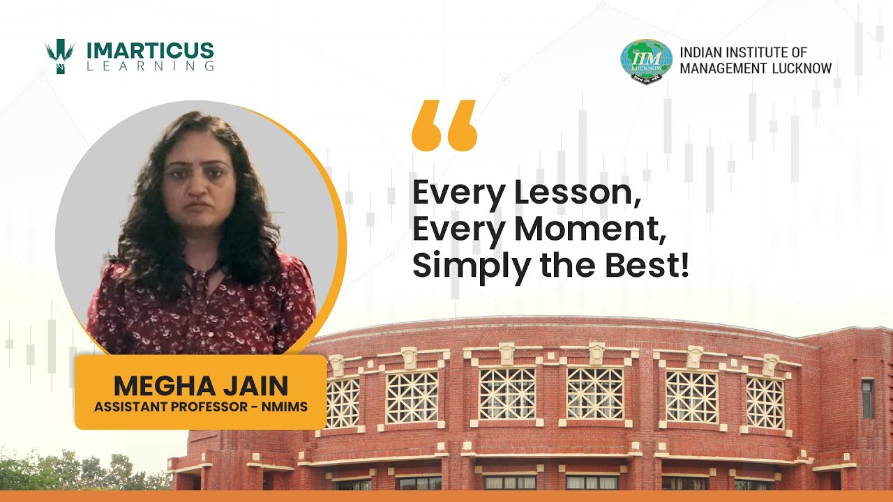 Megha Jain | IIM Lucknow Alumni Speaks | Imarticus Learning Reviews | Success Story | - YouTube