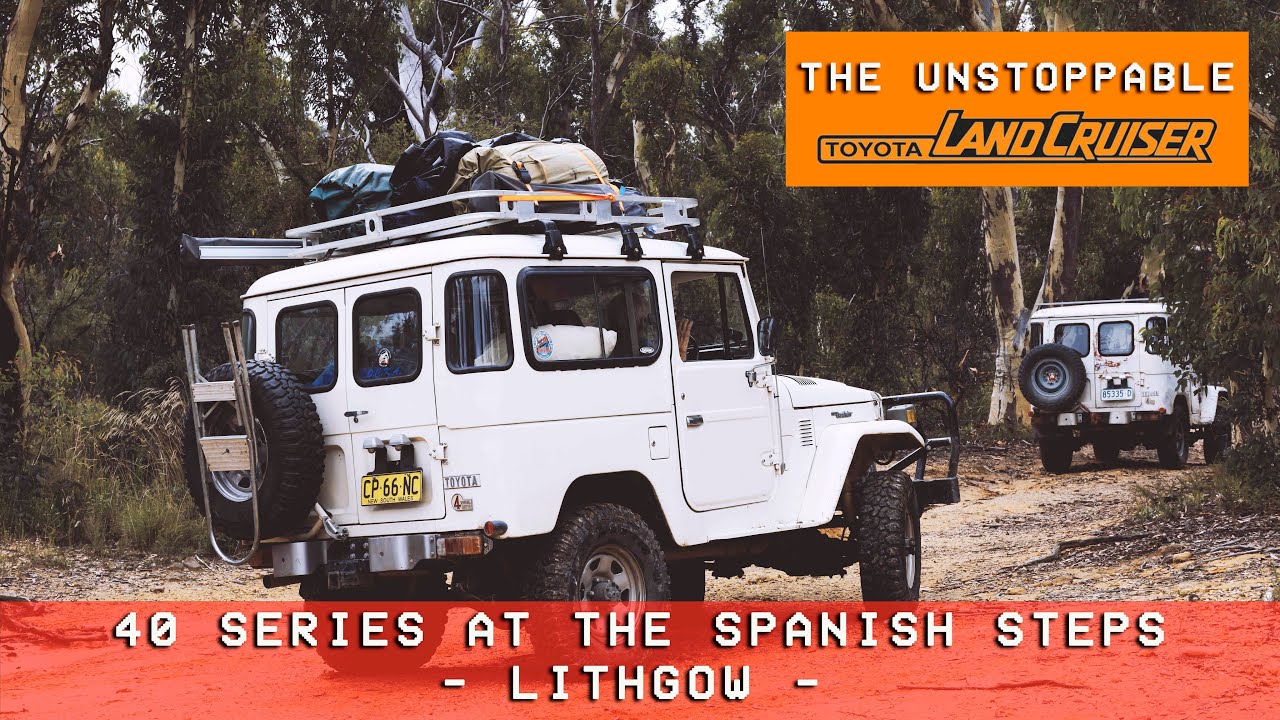 Toyota 40 SERIES dominating the "SPANISH STEPS" - YouTube