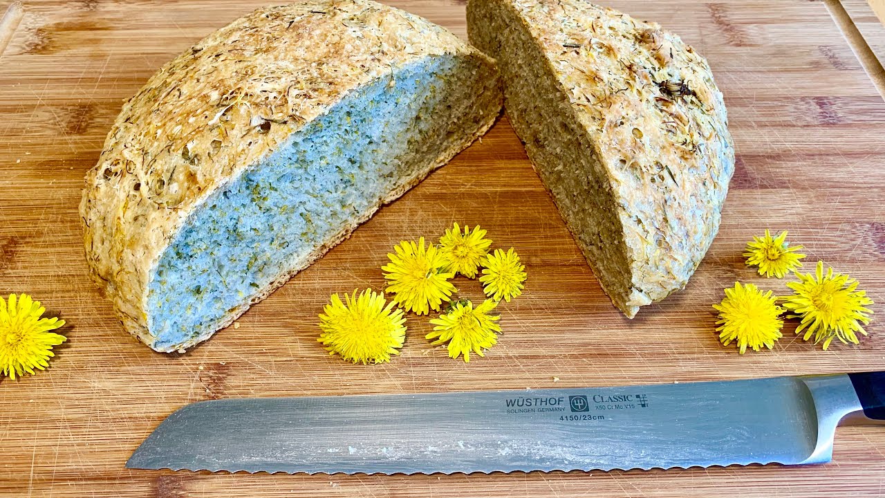 Dandelion Bread ~ Quick & Easy !!! - YouTube