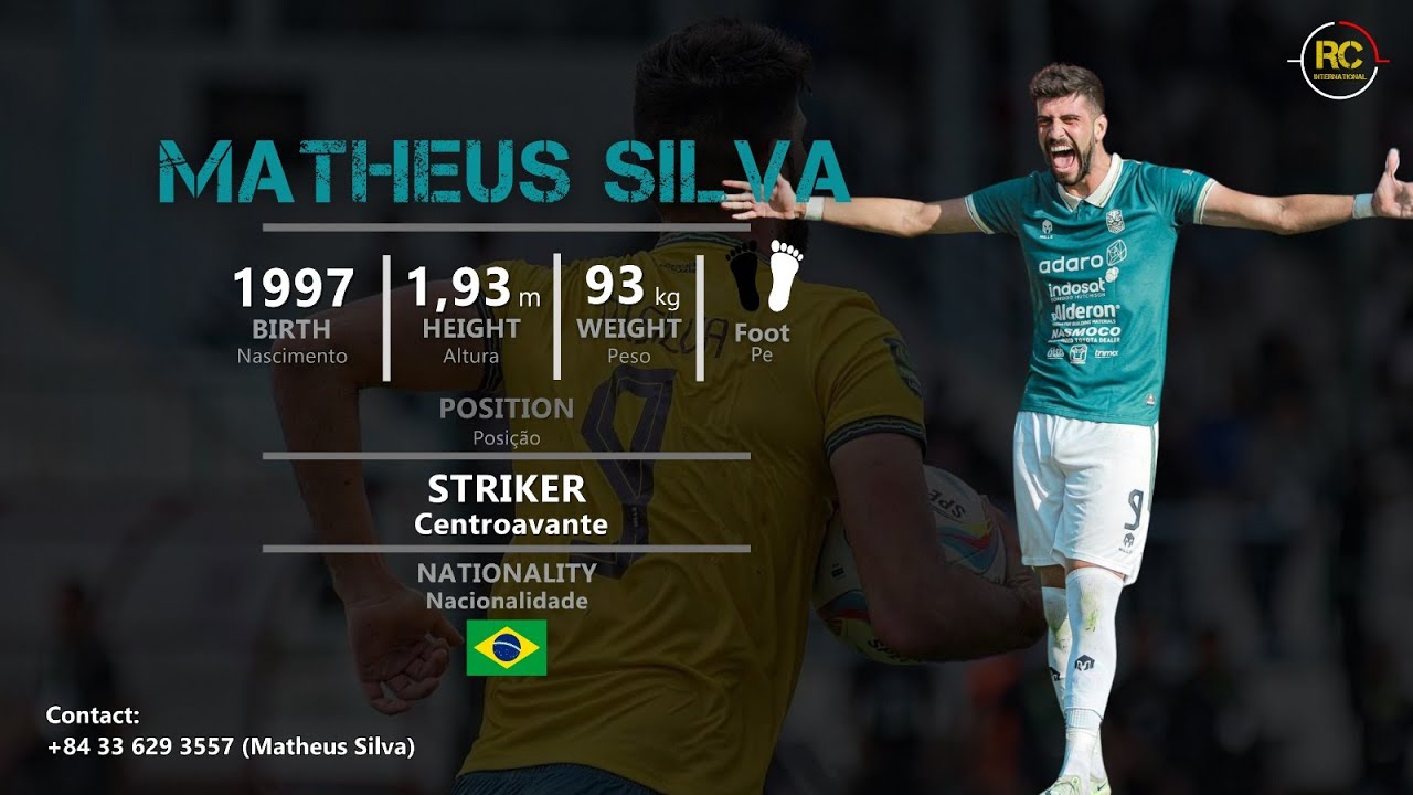 Matheus Silva - Striker (Centroavante) - 2024 - YouTube