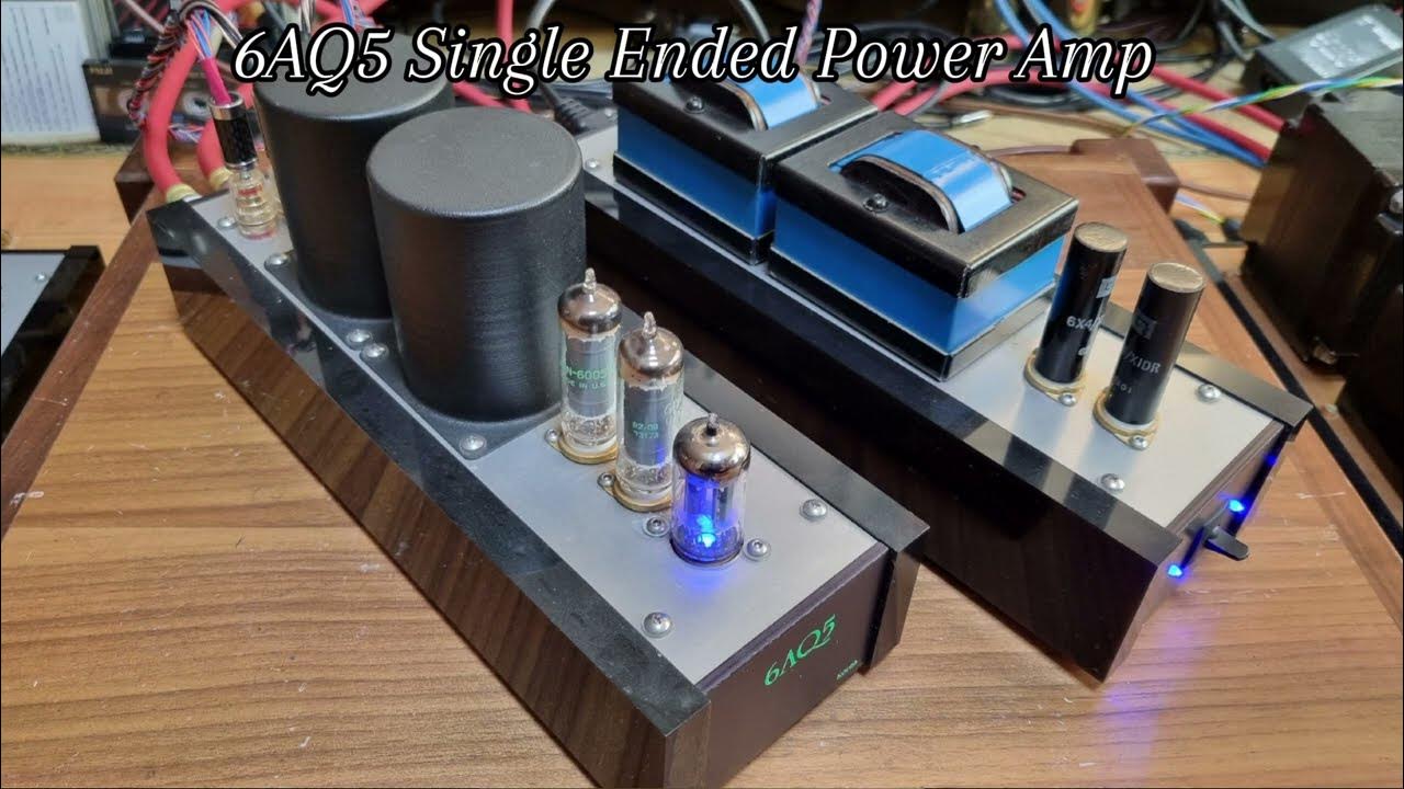 6AQ5 Single Ended Power Amp : 마술피리 - 나는 새잡이. - YouTube