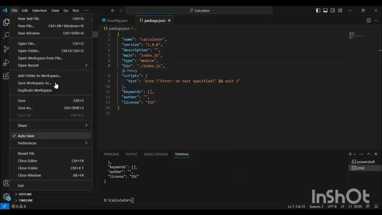 Typescript Cli Calculator Project Part 1 Youtube