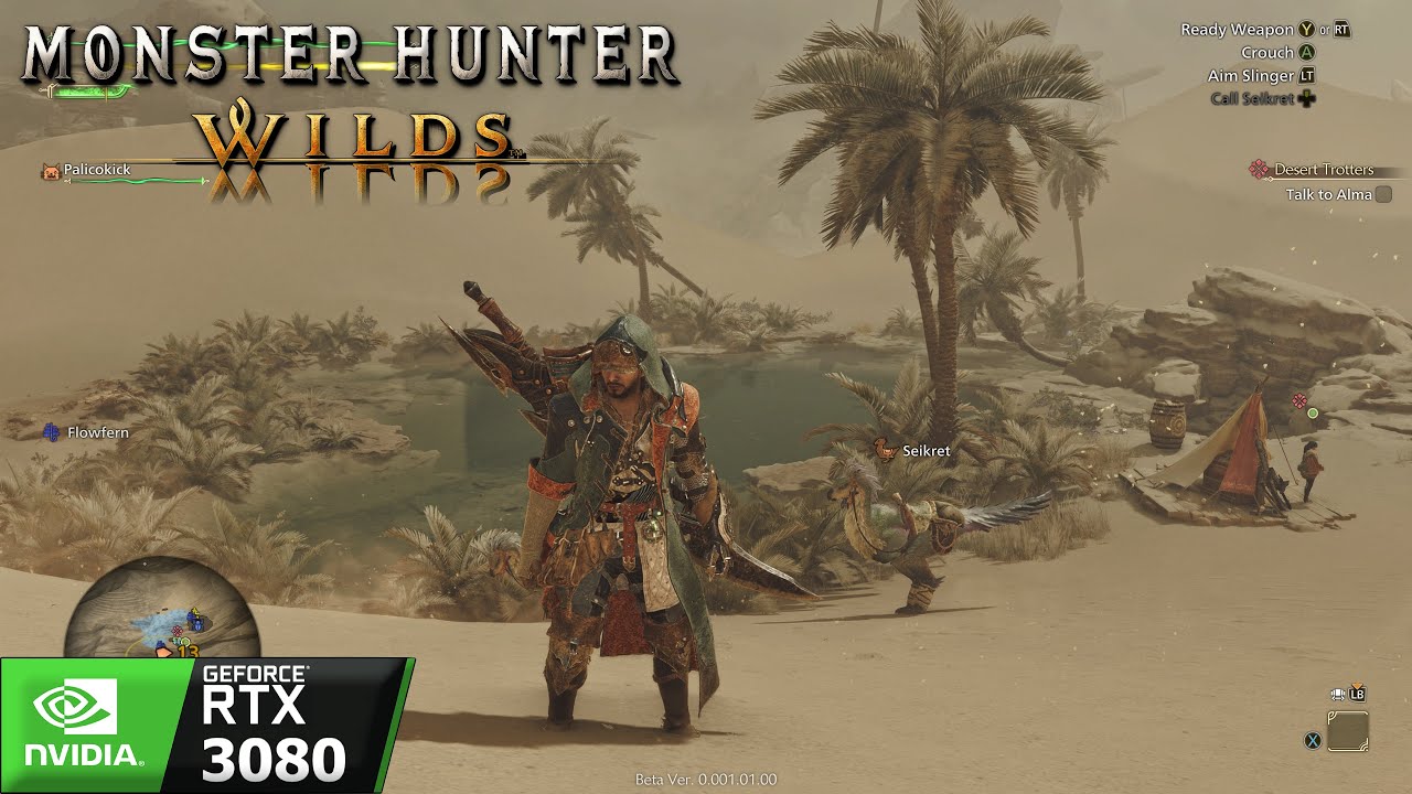 Monster Hunter Wilds Beta | RTX 3080 | 4K 1440p DLSS - YouTube