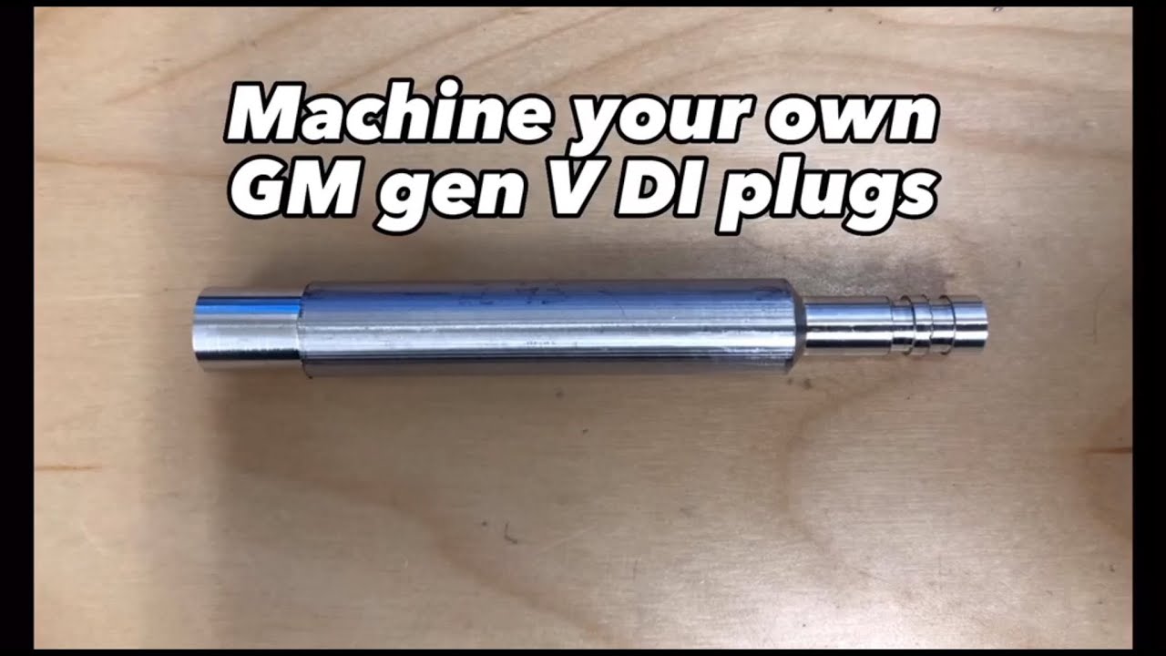 How to machine GM gen V DI plugs - YouTube
