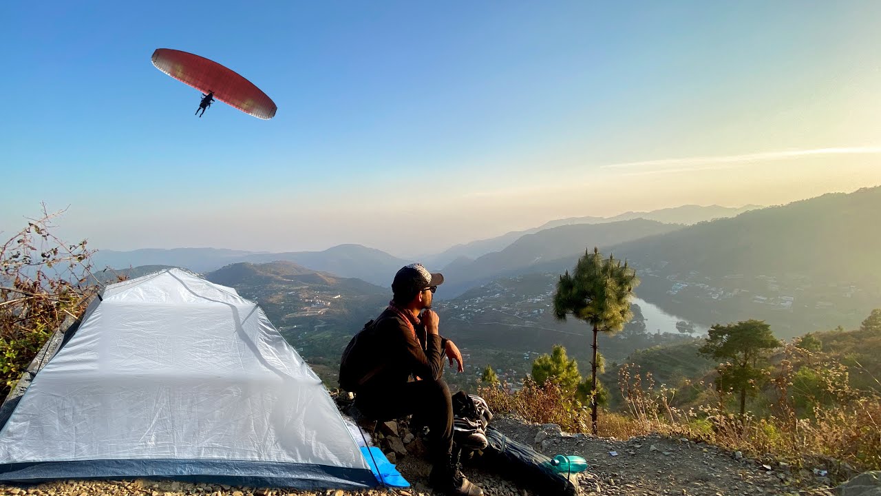 Camping karkotak nag temple 600 Ft height @NomadDiwan - YouTube