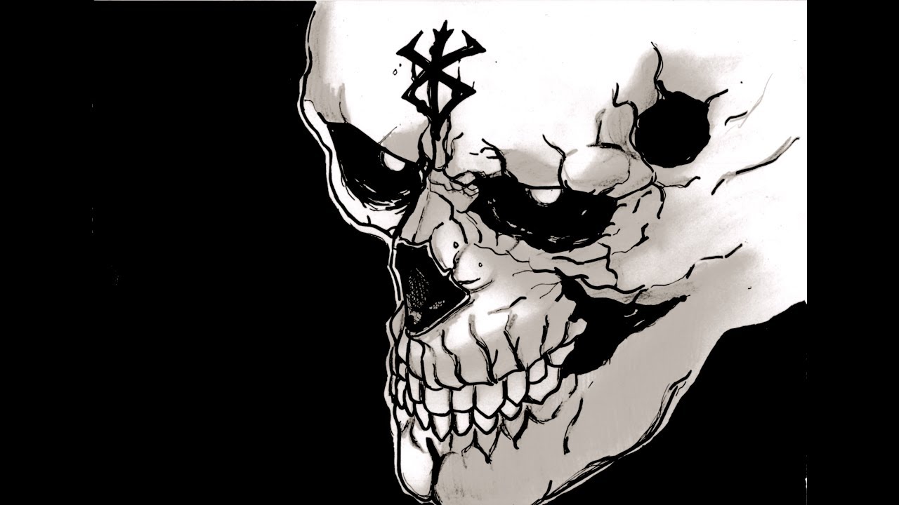 No.1379 [ BERSERK ] HOW TO DRAW SKULL KNIGHT 髑髏の騎士 - YouTube