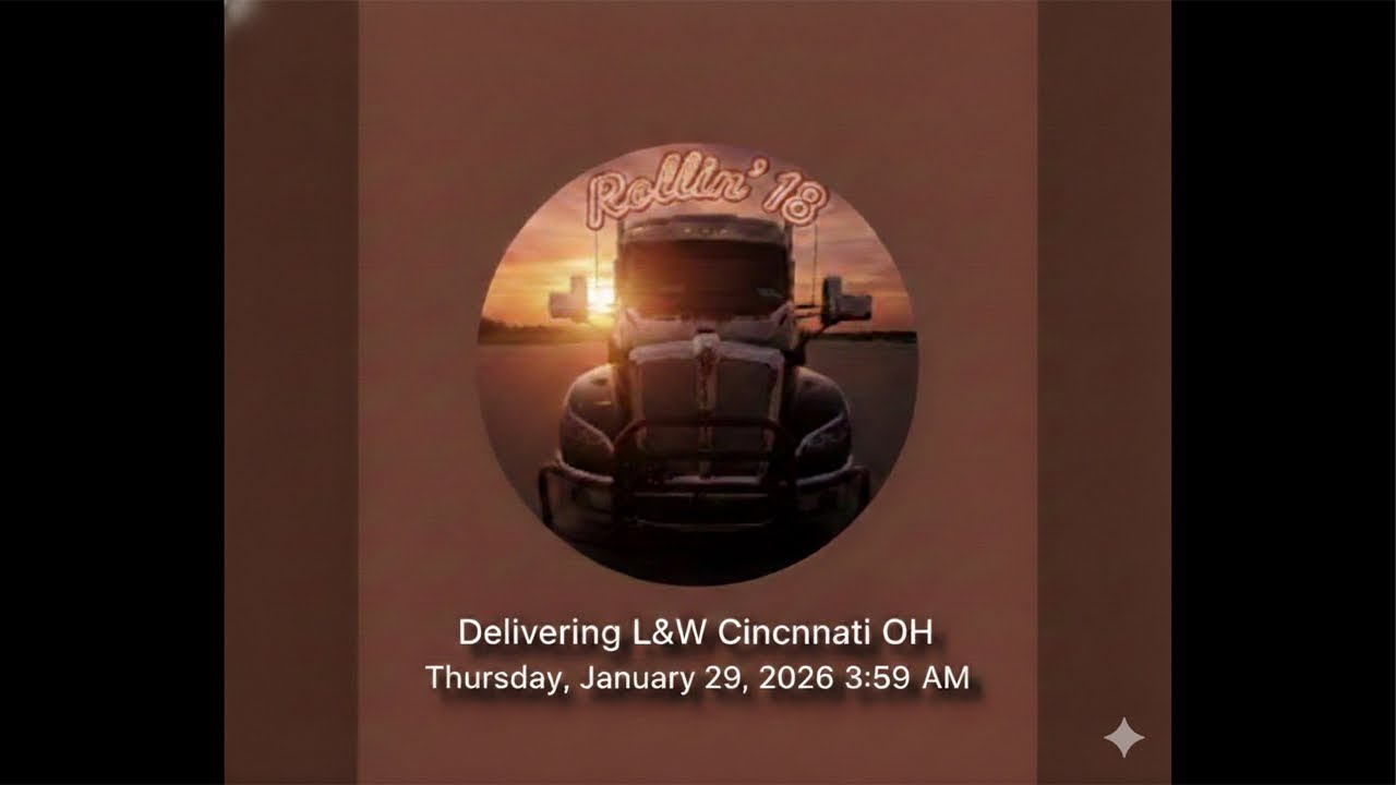 1-29-26 Live OTR Trucking from Farmer City IL to Cincinnati Ohio. - YouTube