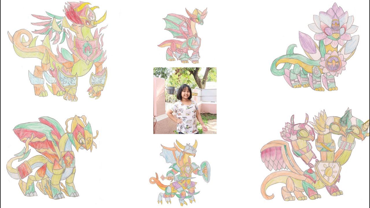 ART COLLECTION #8: DRAGONS AND GACHA CLUB - YouTube