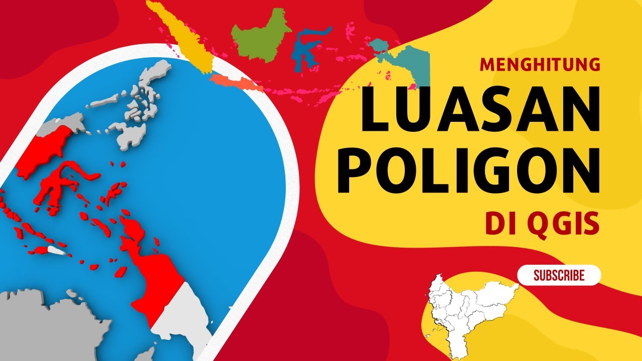 CARA MUDAH MENGHITUNG LUASAN POLYGON DI QGIS #GISMEMAPMAPPLELYZER # ...