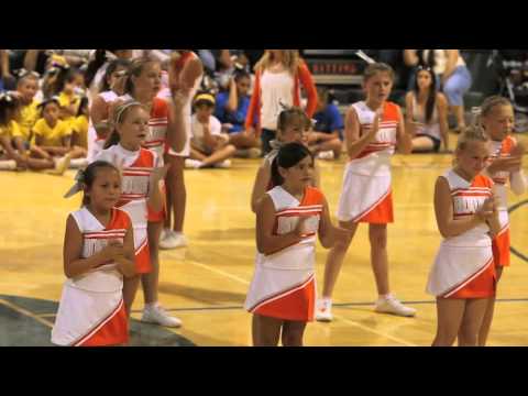 McKenna cheerleading in Templeton - YouTube