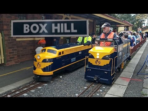 A trip on the Box Hill Miniature Steam Railway - YouTube