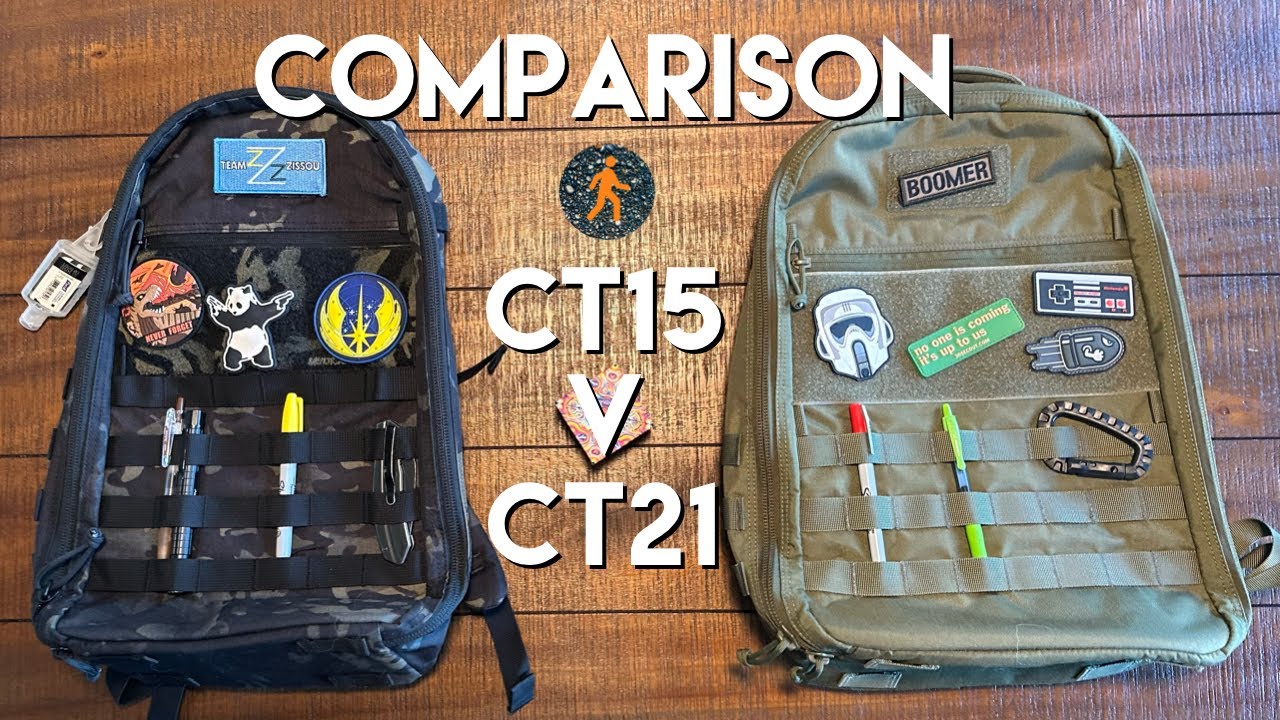 CT15 vs CT21 Tactical Ruck Backpack Comparison - YouTube