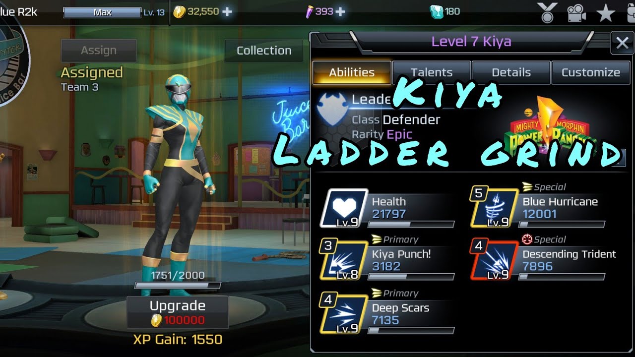Power Rangers Legacy Wars ladder grind with Kiya - YouTube