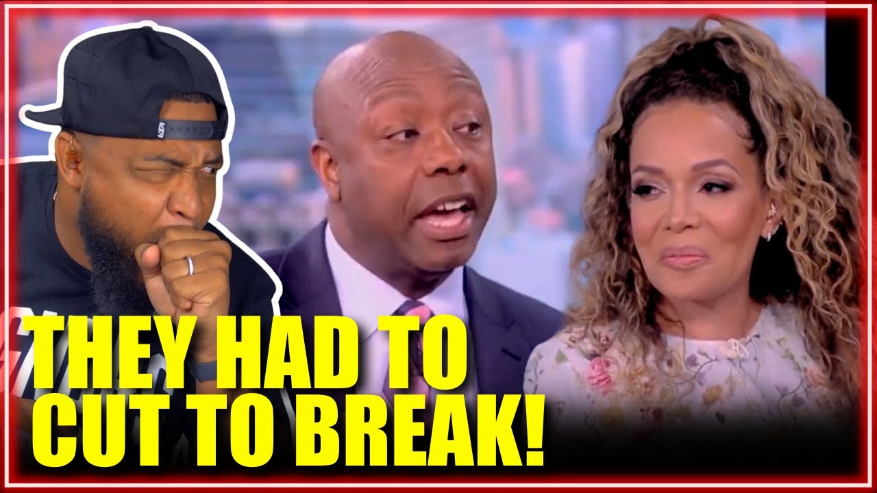 Tim Scott UNLOADS On Sunny Hostin LIVE On The View DEBUNKING "Systemic ...