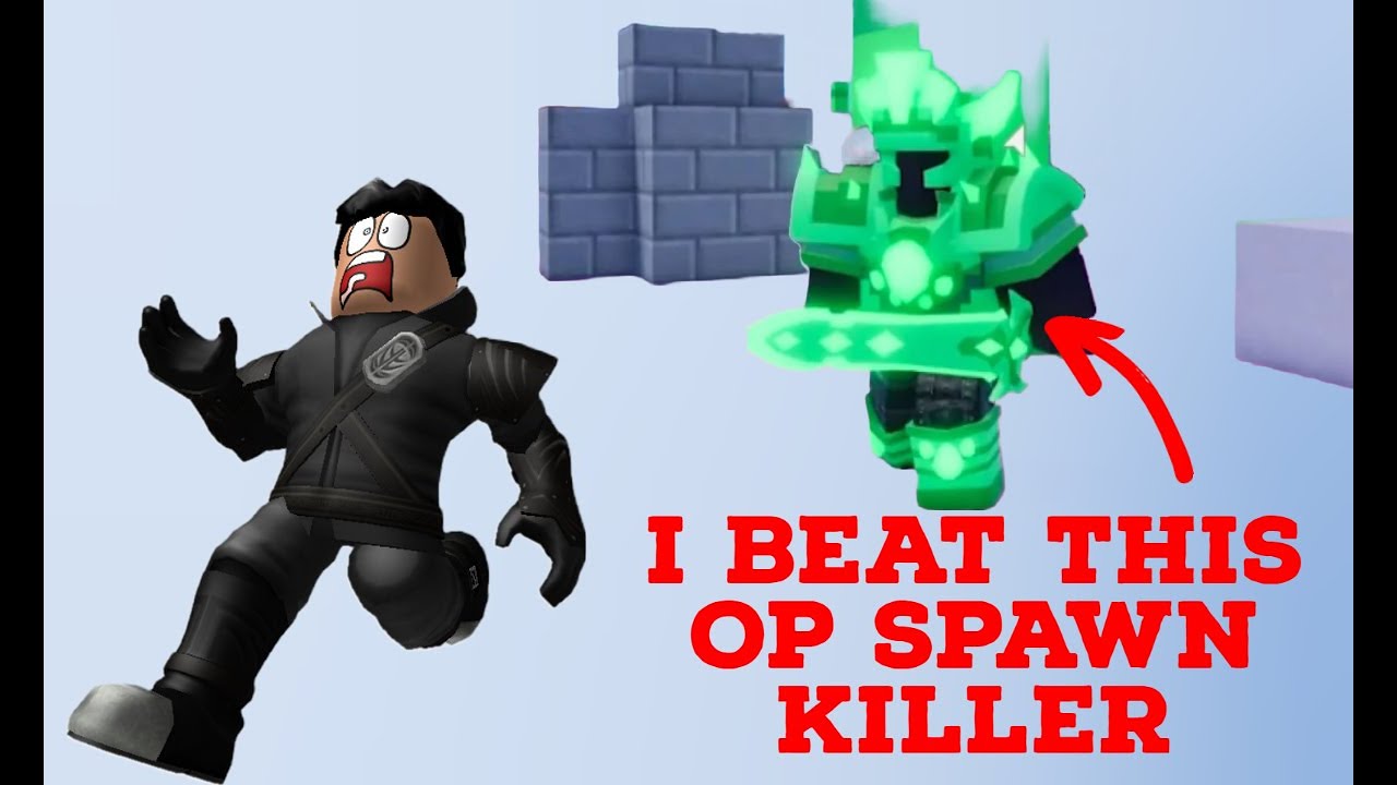 I BEAT AN OP SPAWN KILLER IN ROBLOX BEDWARS - YouTube