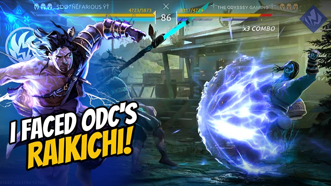 Battling Against Odyssey's Raikichi 🤯 He Is Kinda Week 🤔 Shadow Fight 4 ...