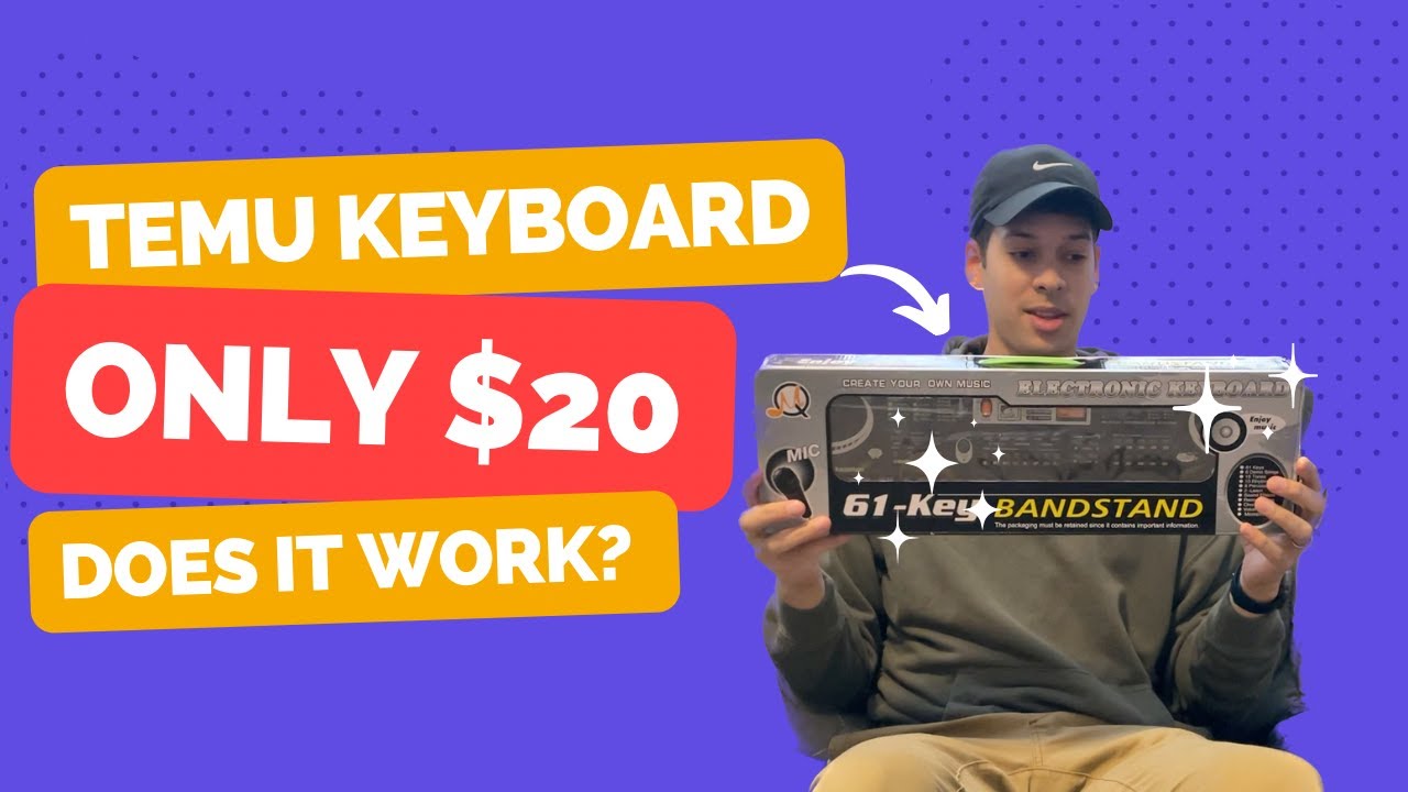 The Cheapest Keyboard Piano From Temu: My Honest Review - YouTube
